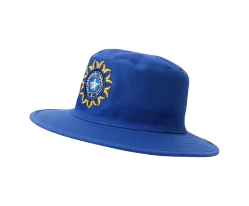 Classic Blue Umpire Hat with Embroidered Emblem – Indian Jerseys