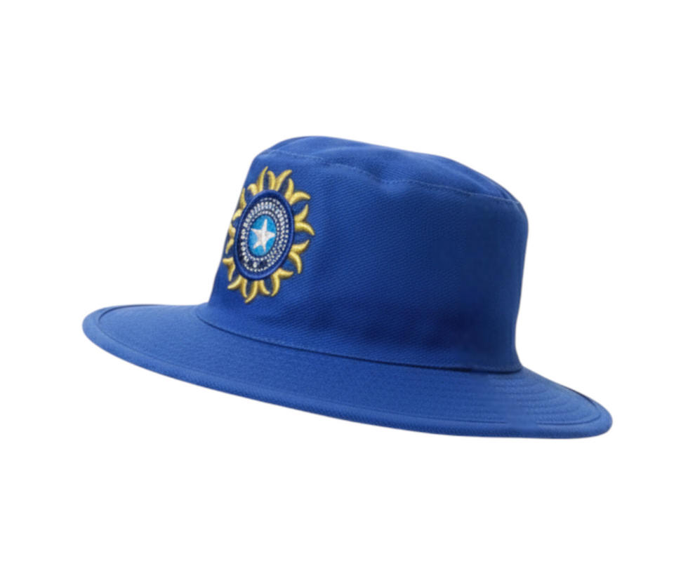 Classic Blue Umpire Hat with Embroidered Emblem – Indian Jerseys