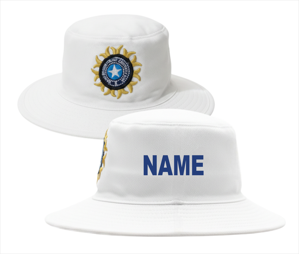 Custom Personalized Indian Cricket Umpire Sun Hats – Indian Jerseys